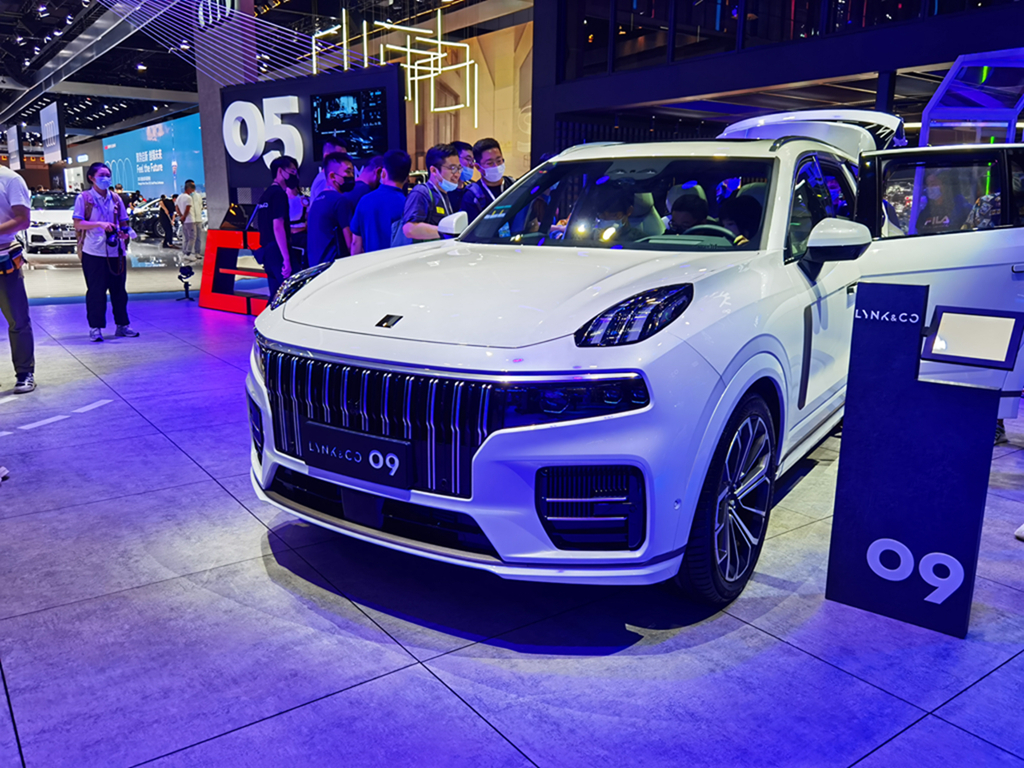 2021 Chengdu Auto Show: Lynk&Co 09's real shots are simple and elegant ...