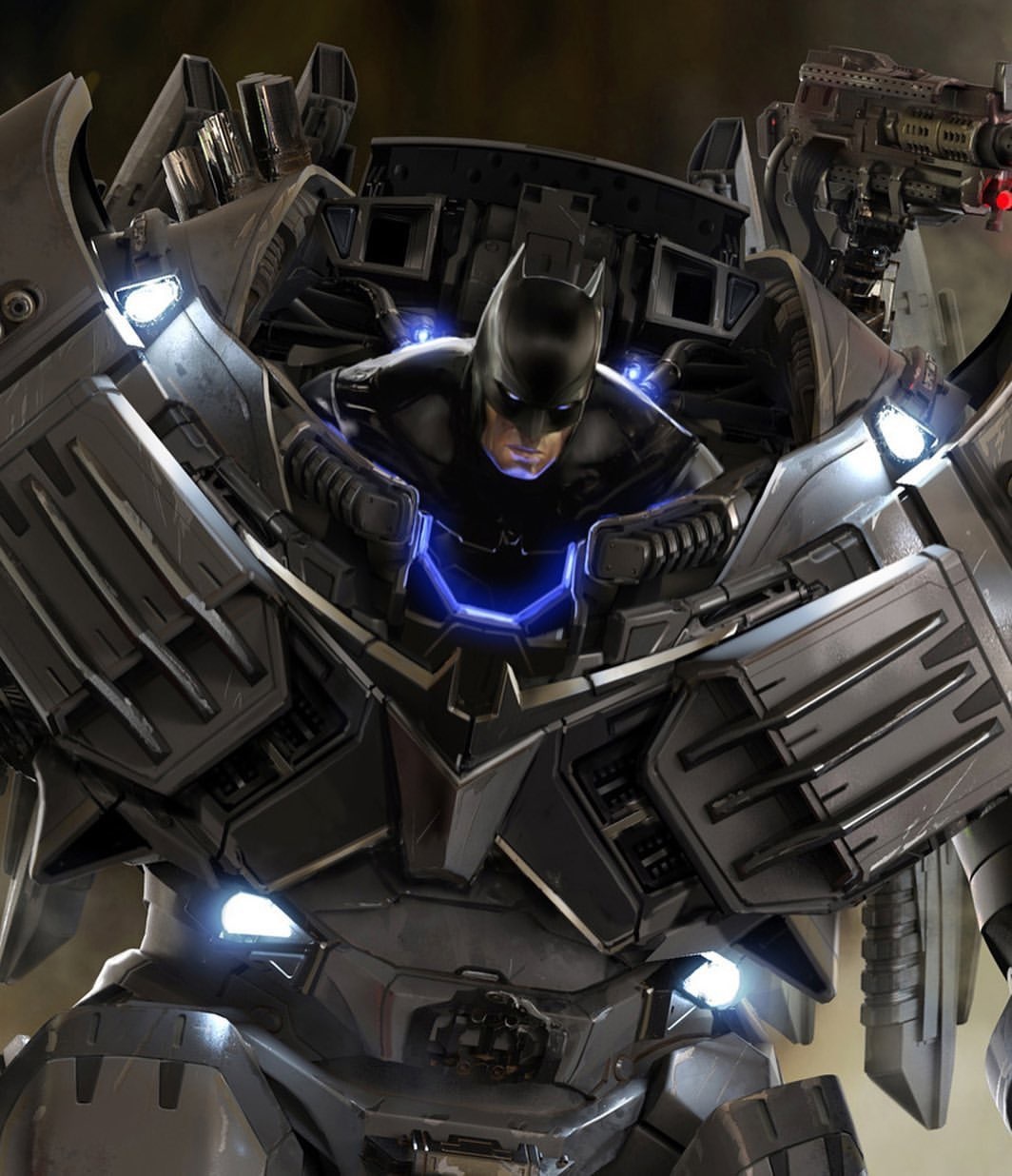 "Batman" Fenrir battle armor vehicle statue - iMedia