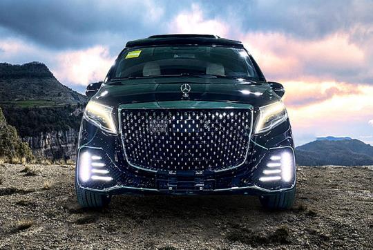 Mercedes-Benz V260L Interstellar 2.0T turbocharged engine equipped with a 7-speed automatic ...