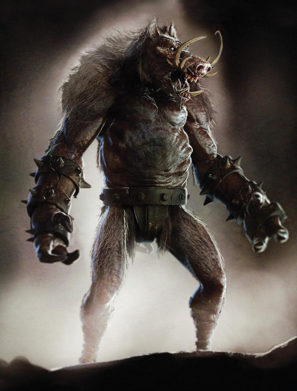 "Hellboy 3" The twisted body of the giant demon that runs through the ...