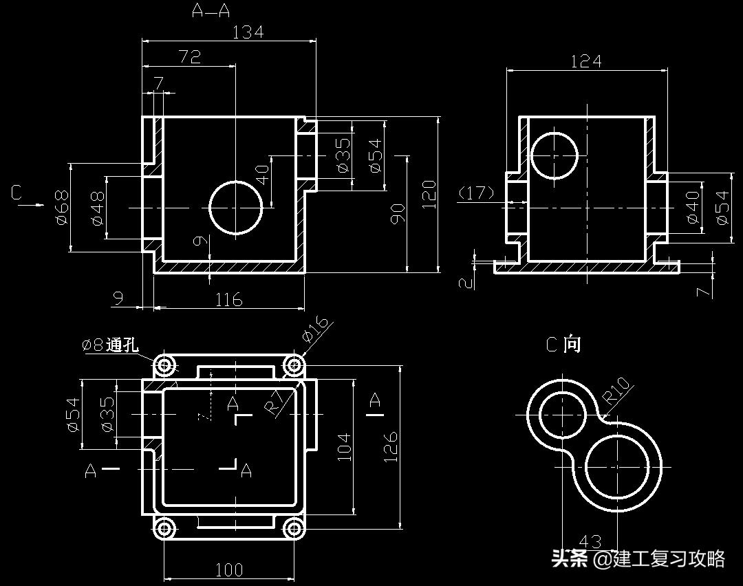 Too little CAD drawing practice?More than 300 CAD practice drawings ...