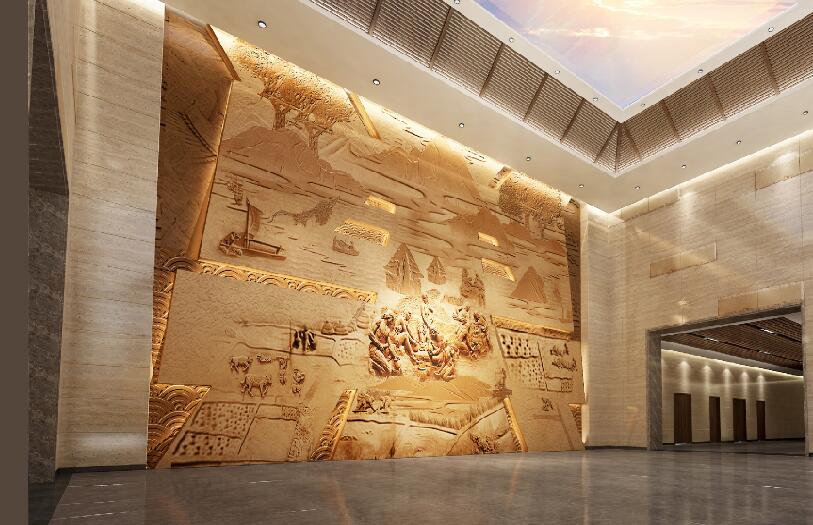 The design of the preface hall in the exhibition hall - iMedia