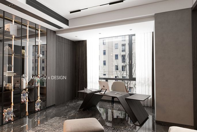 A large flat floor of 260 square meters, high-class and simple style ...