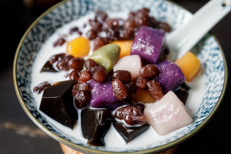 Homemade taro balls are very simple. They are soft and glutinous, not ...