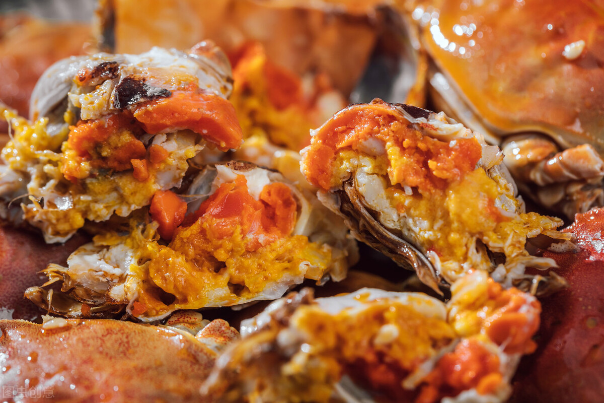 The crab is steamed and delicious. It is important to add or not add ...