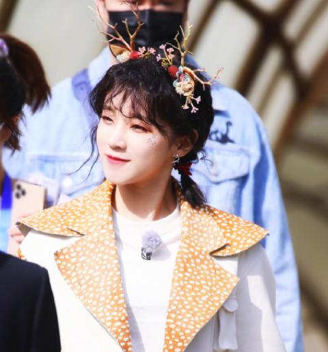 The latest look of "Running Man", the baby is still beautiful and ...