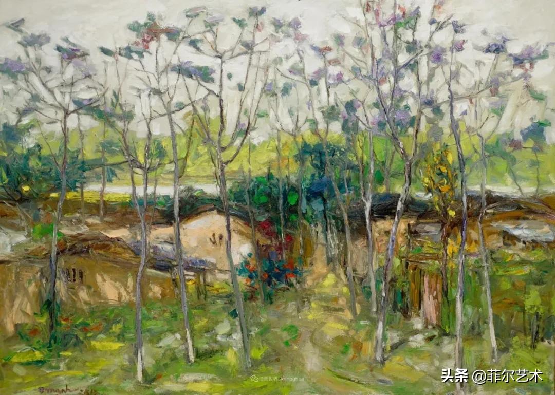The beauty and beauty in the works of Vietnamese painter Lin Deman - iMedia