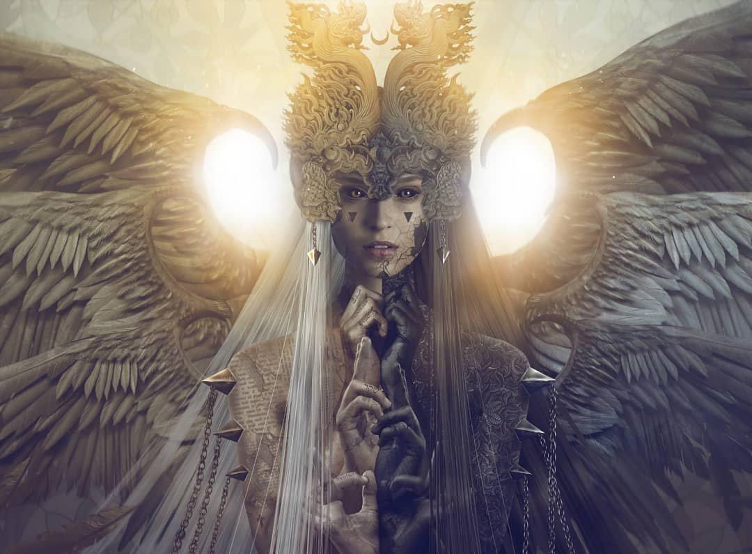 Digital illustration art of magical mythological theme, always with a ...