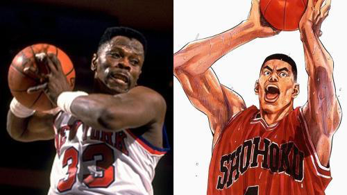 Correspondence between the character prototypes of "Slam Dunk" and NBA ...