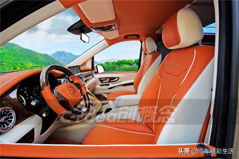 Mercedes-Benz Maybach Vito interior modification, let you experience ...