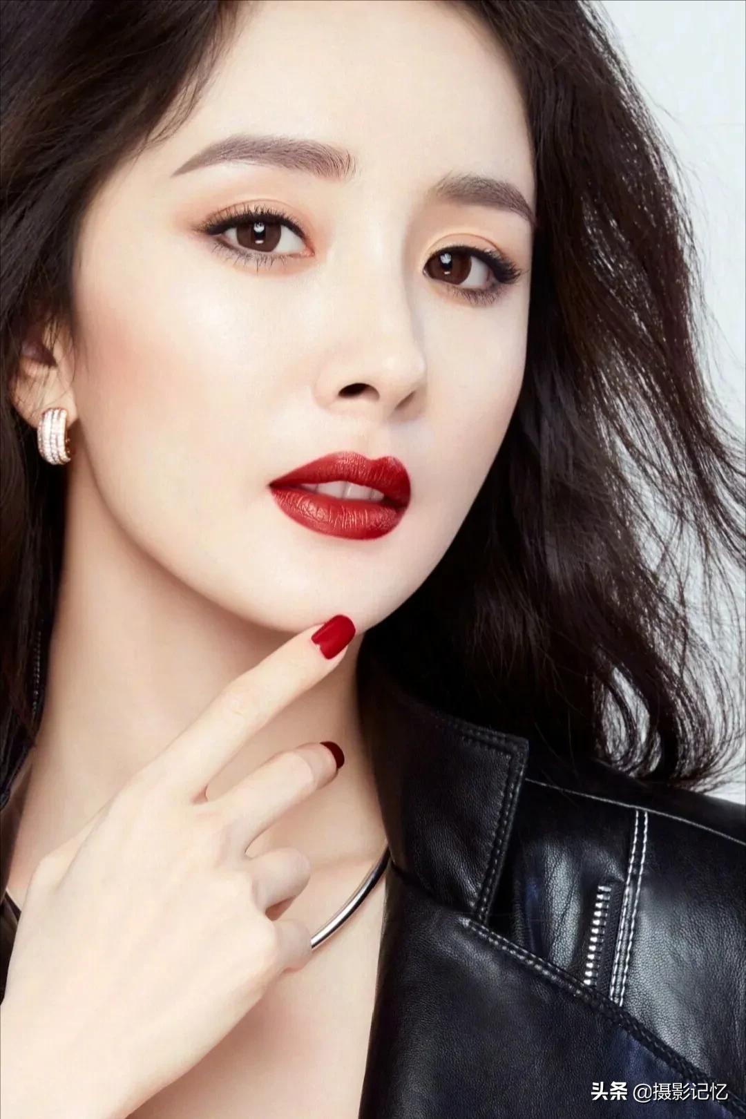 Yang Mi: Hot red lips, hot temptation - iMedia