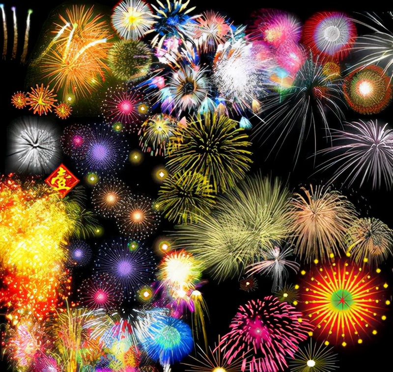 How to describe the scene of fireworks?Start writing from these three ...