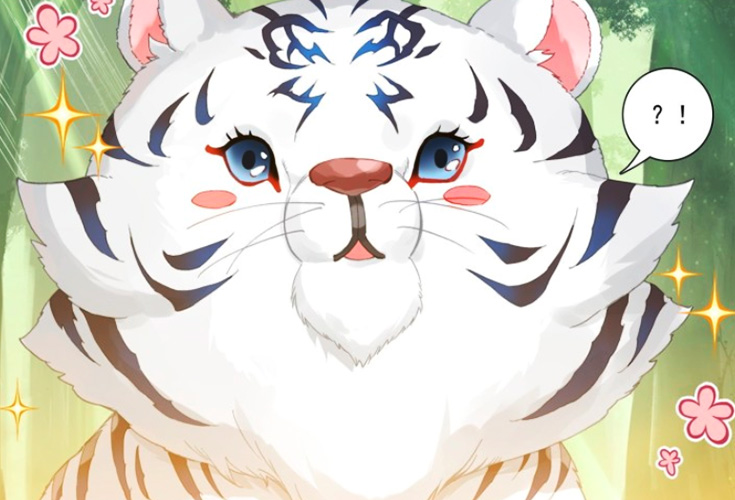 The cute tiger king is very arrogant, and he will comb his hair after ...