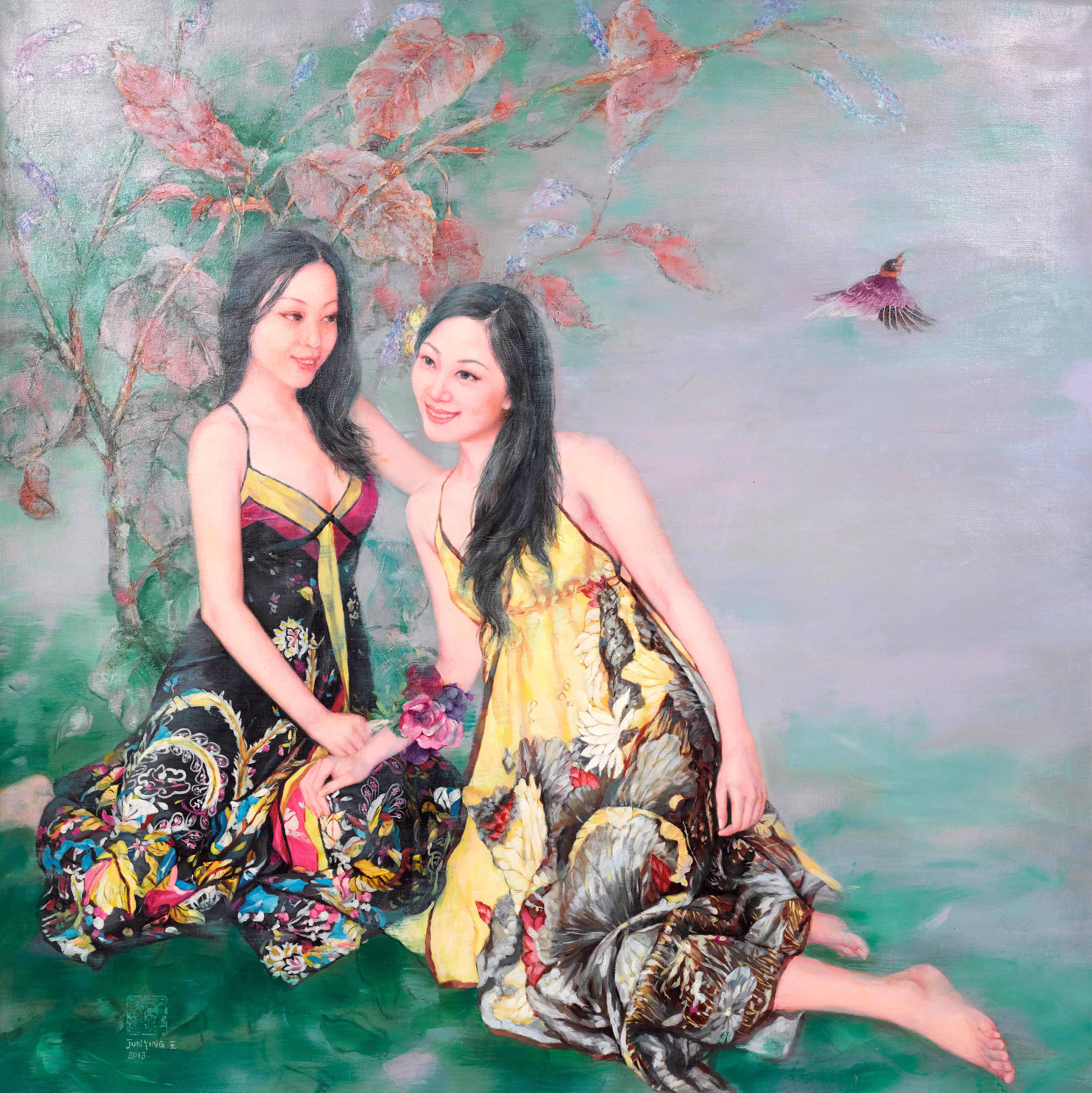 Famous contemporary Chinese oil painter "Wang Junying" and her "Art Road" - iMedia
