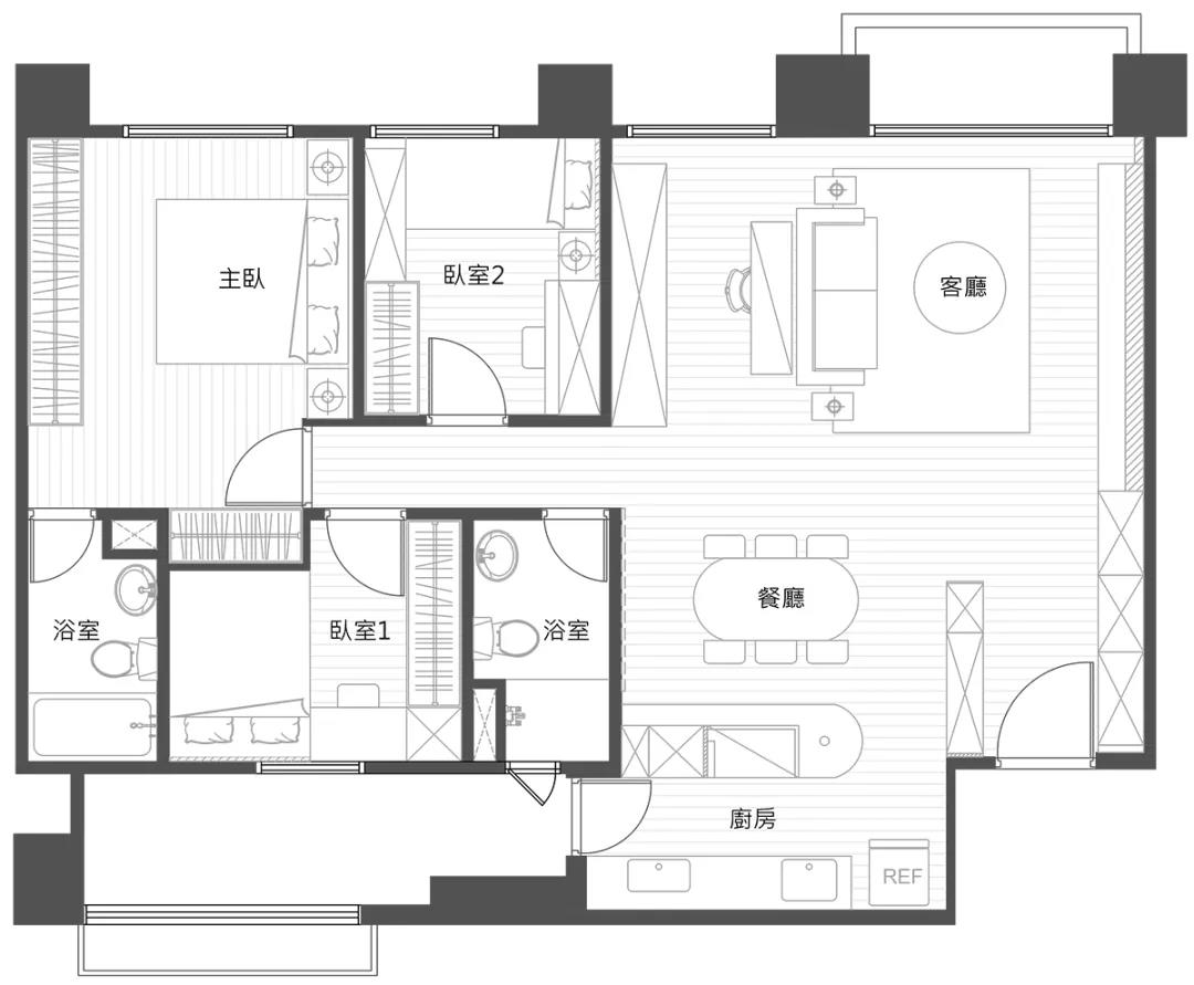 Her house is 116 square meters, the decoration is not luxurious, but ...