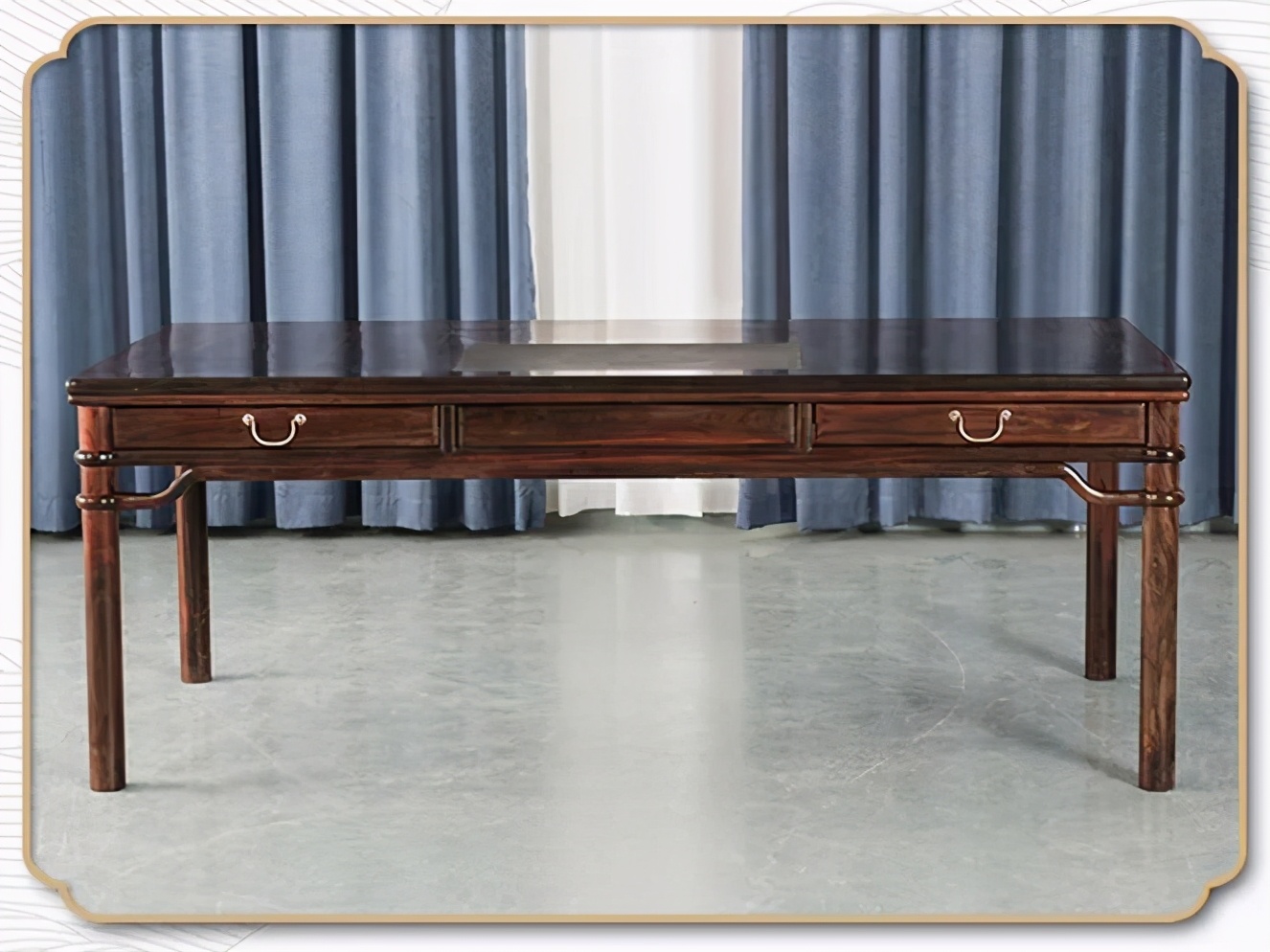 How can the Chinese who love to make tea have a mahogany tea table ...