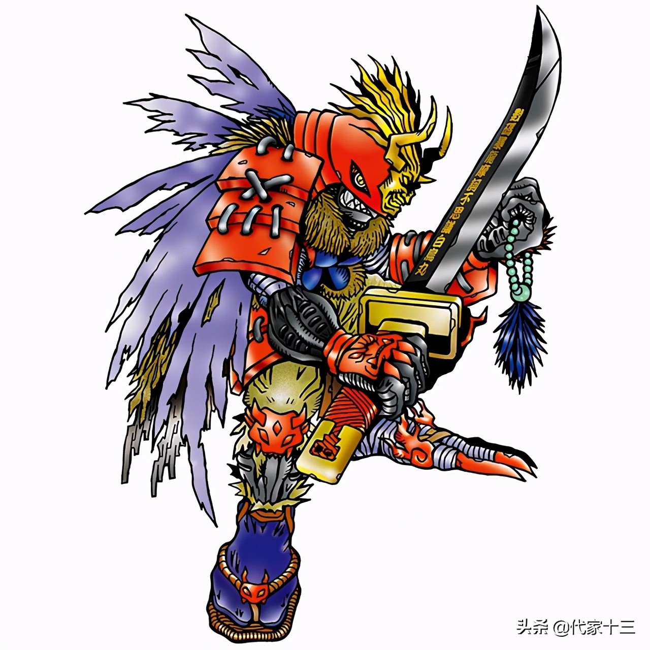 Digimon: In order to temper the kendo warrior beast, it eventually ...
