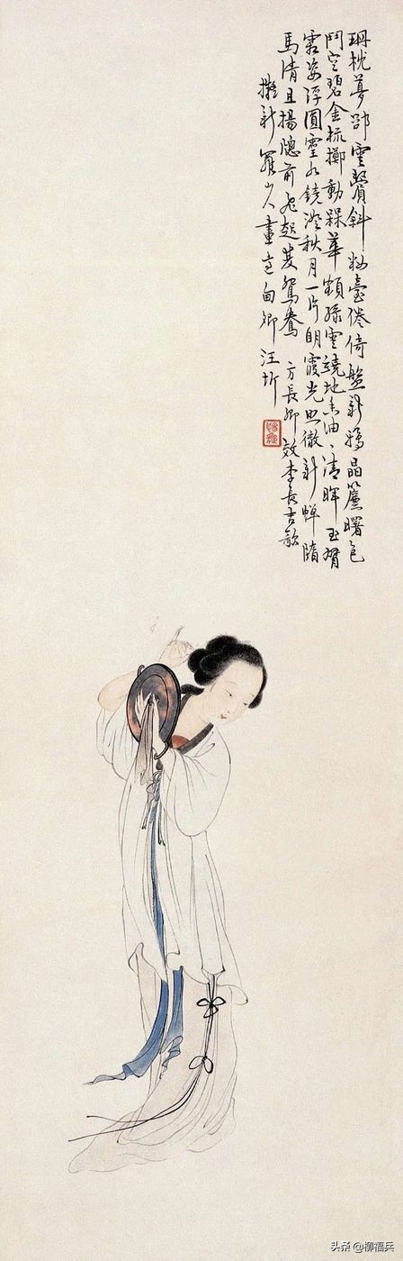 Appreciation of the famous figure painting "Xiao Makeup" - iMedia