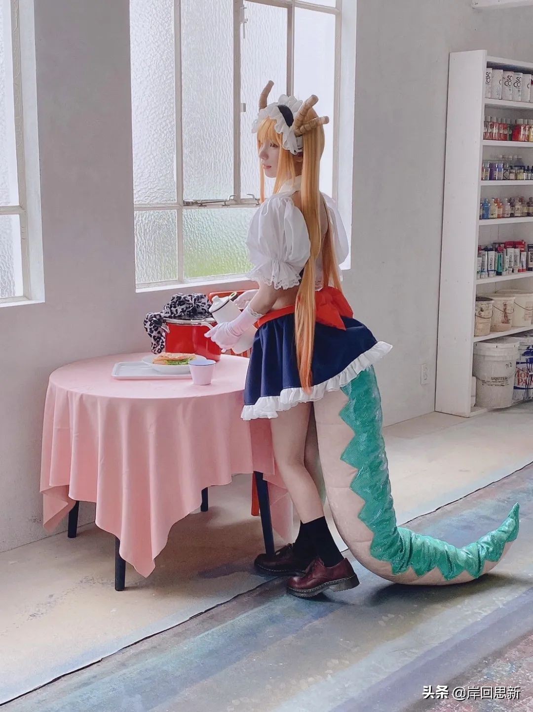 "Maid Xiaolin's Dragon Maid" Cosplay was sprayed unfaithful to the ...
