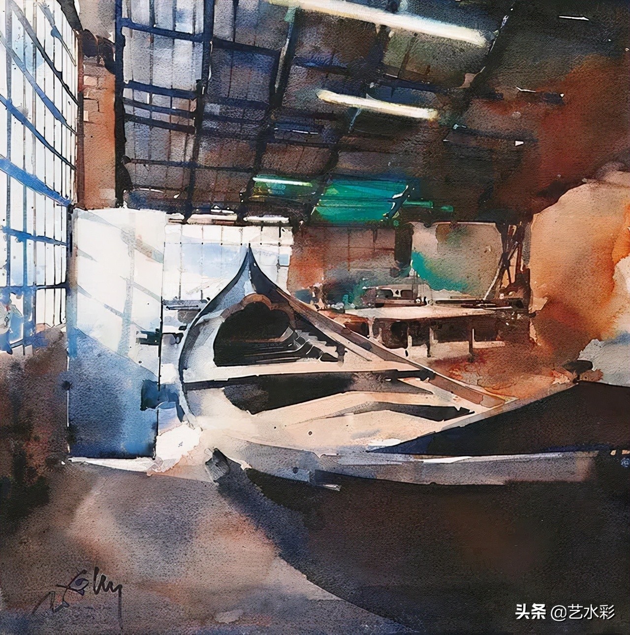 French artist Marc Folly: Retro, romantic and bizarre watercolor world ...