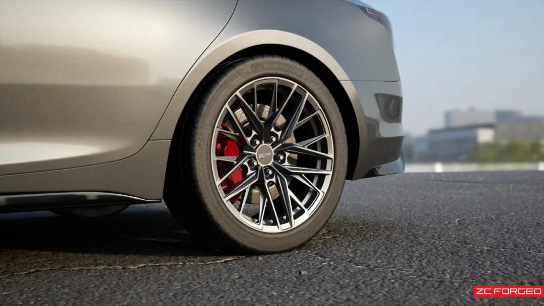 Re-engraving BLACKWING, Cadillac CT5 modified ZCFORGED 19-inch VS6 ...