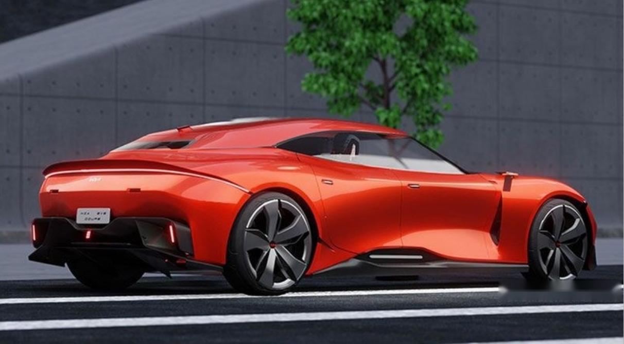 The new Kia sports car concept image exposes the rimless door and the ...