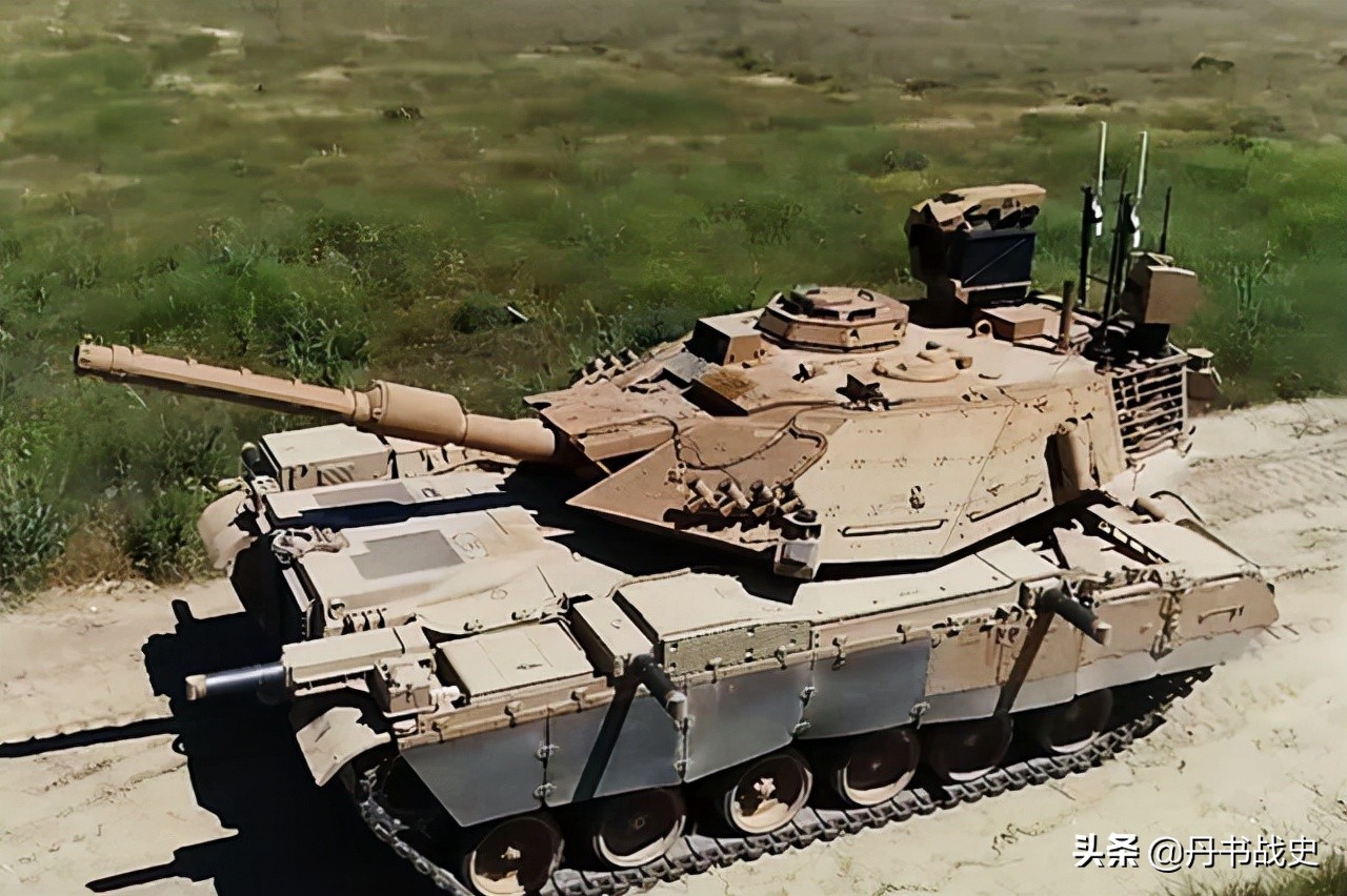 The old tree glows in the new year, the Turkish M60TM main battle tank ...