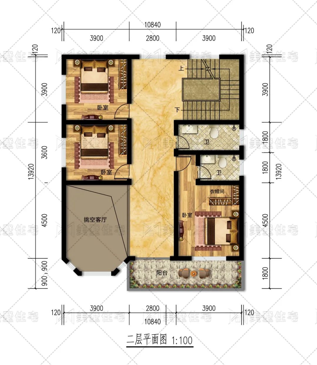 Covering an area of 141 square meters, this villa is equipped with ...