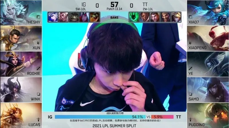 "Wicky LOL" LPL Summer Games: iG 2-1 TT, the victory ended - iMedia