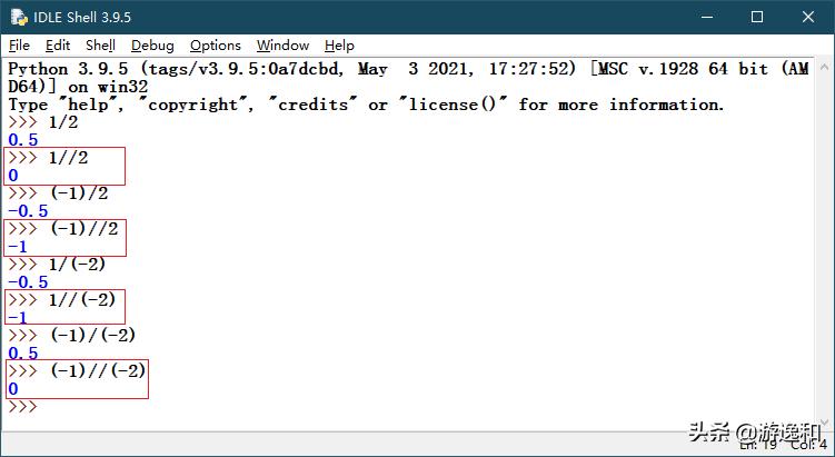 Floor Division Symbol In Python