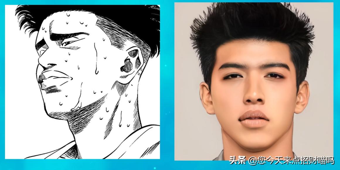 Slam Dunk: 3D real-life conversion of players, full of mixed blood ...