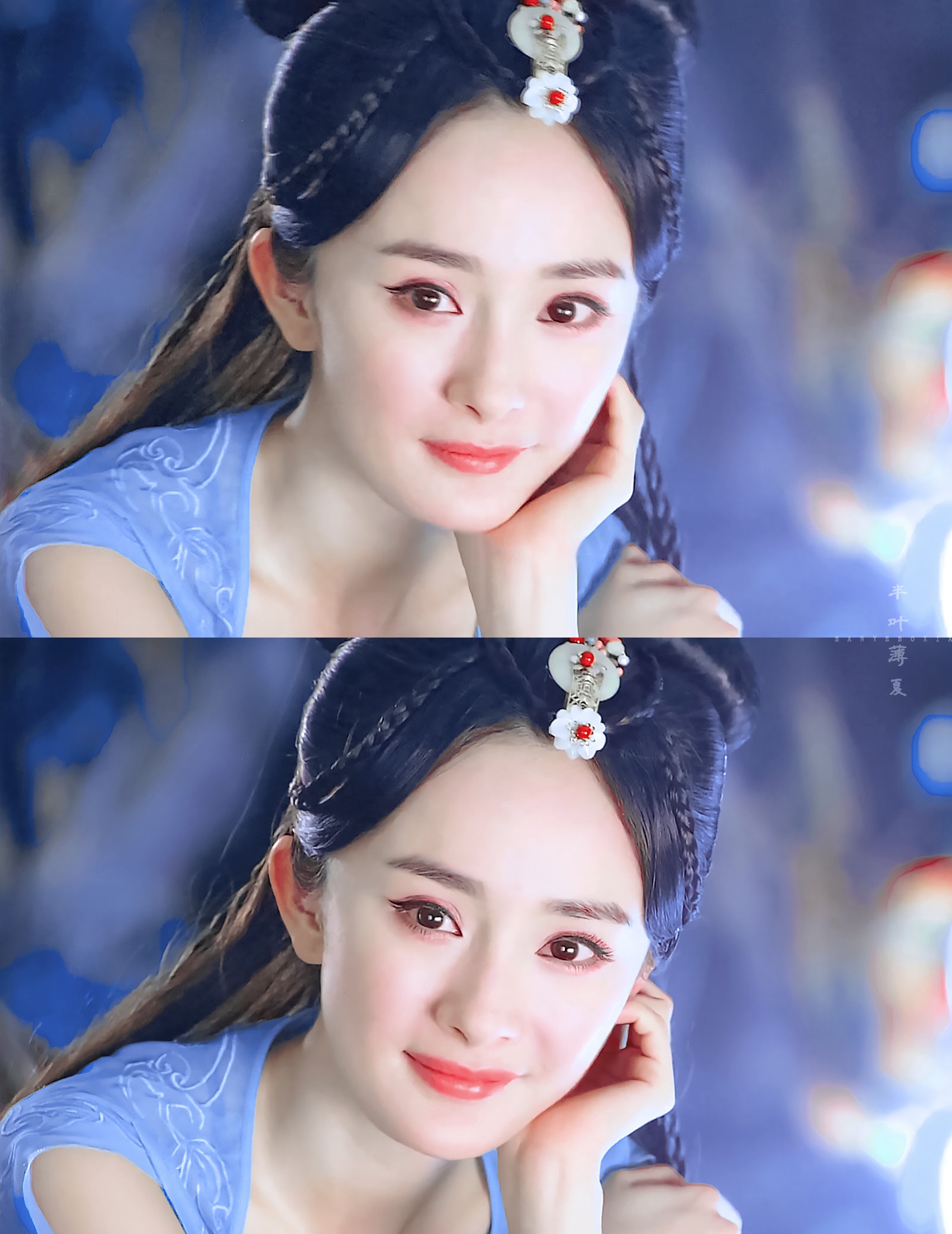 Actresses born after 1985 have also been sweet, Yang Mi, Zhao Liying, Mao Xiaotong, Song Yi ...