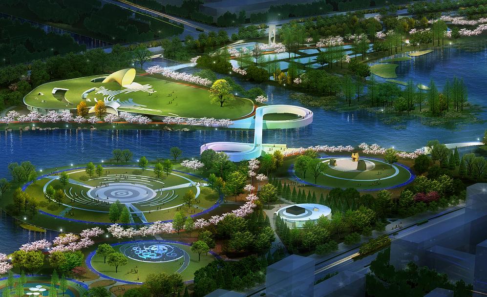 Shanghai's largest sponge park "Starry Sky" is open for trial operation ...