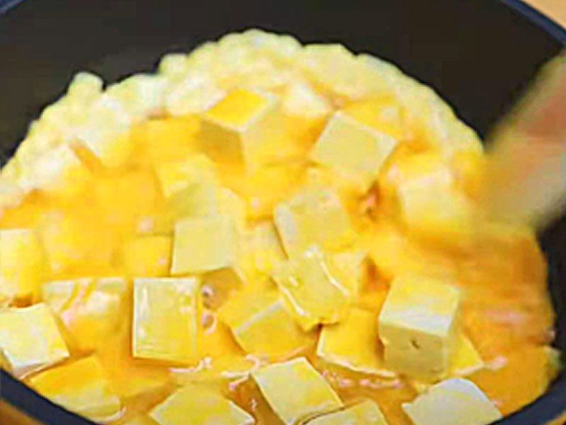 Food: Mix 4 eggs and 1 piece of tofu, follow this method to make it ...
