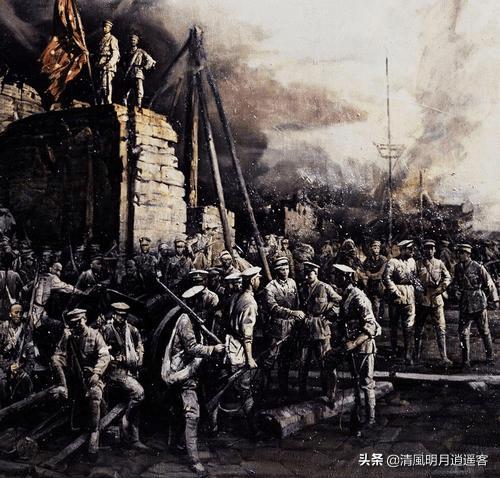 With the first shot of the demise of the Qing dynasty, the new army ...