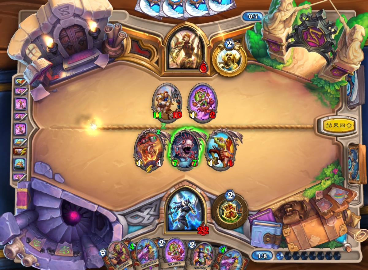 Hearthstone: Abandoning the Turtle Queen to attack easily?The player ...