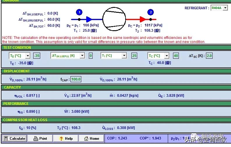 Solkane and Coolpack, entry-level refrigeration system calculation ...