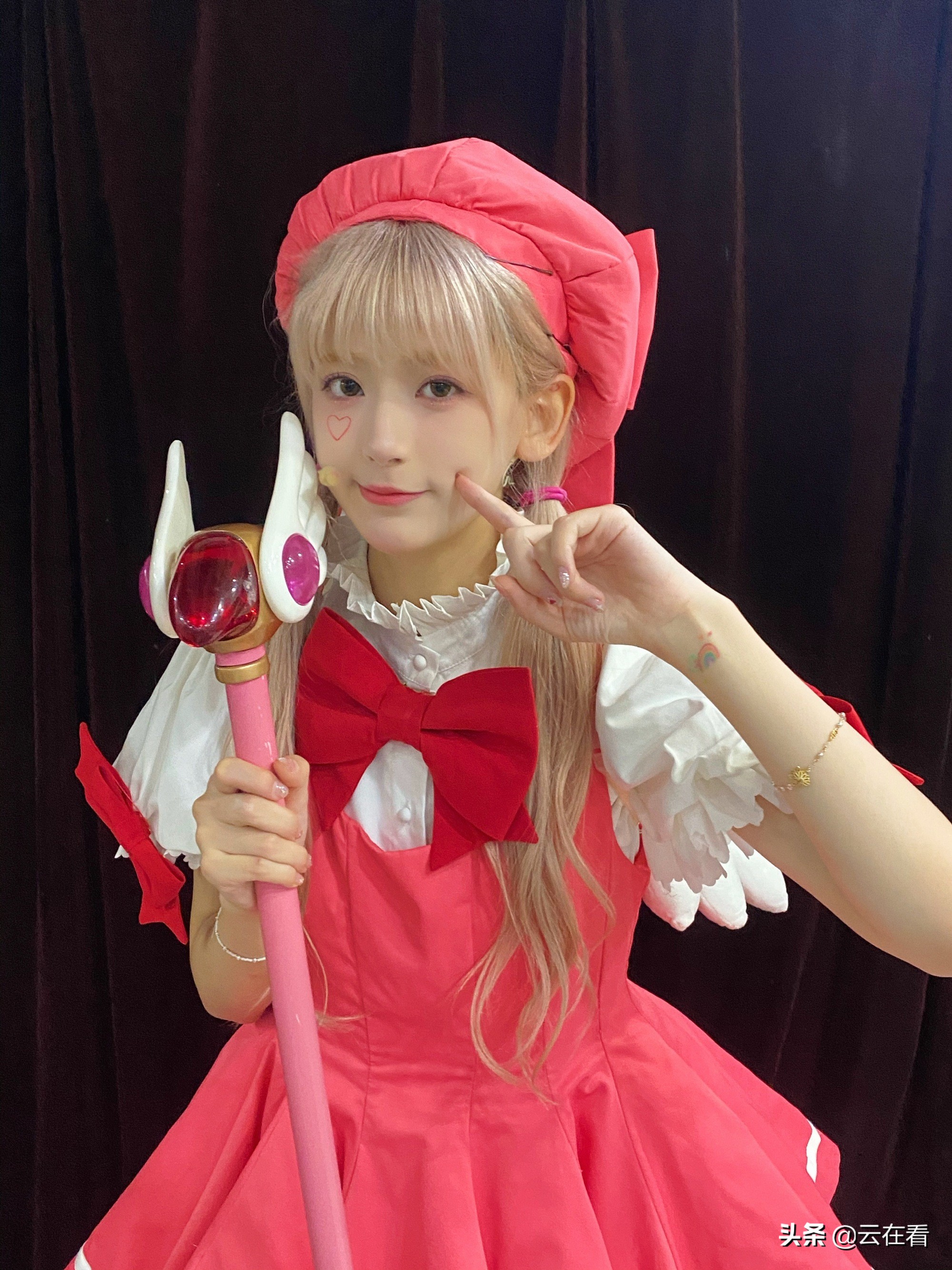 SNH48-Lin Shuqing COS Variety Sakura is so beautiful, so cute - iMedia