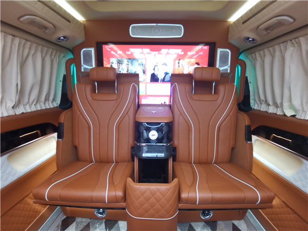 Mercedes-Benz V260L modified Bach VS980 full partition, Hermes orange luxury and elegant ...