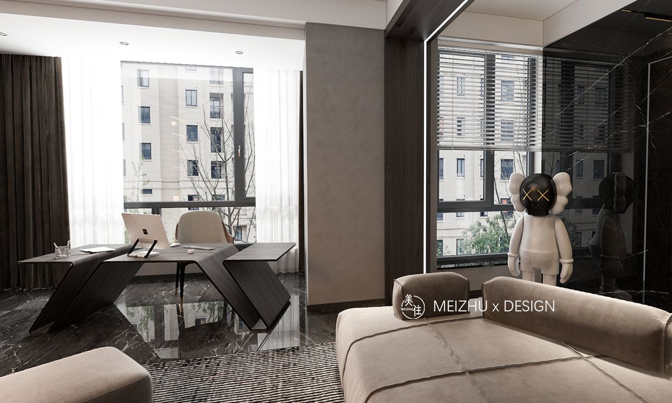 A large flat floor of 260 square meters, high-class and simple style ...