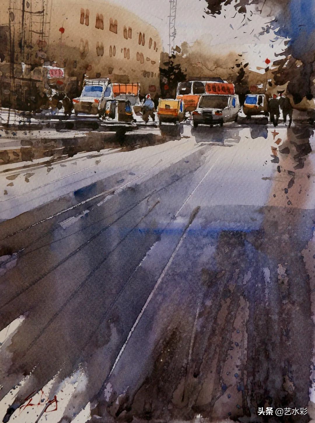 Indian artist Sanjay Desai: His watercolors are bold and enthusiastic - iMedia