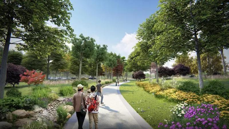 Shanghai's largest sponge park "Starry Sky" is open for trial operation ...