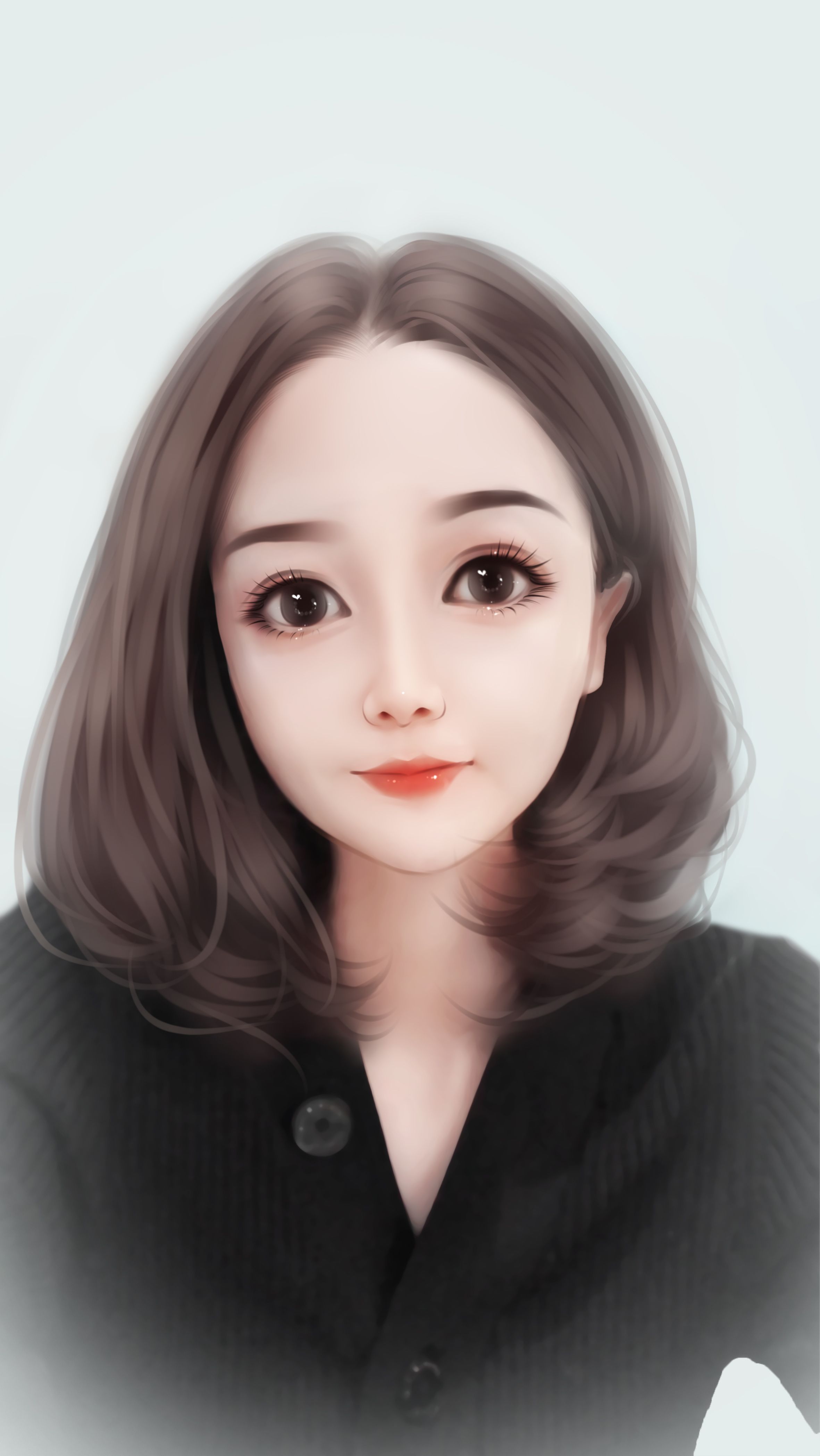 Let's change to a new avatar. Fashion and good-looking girls' hand ...