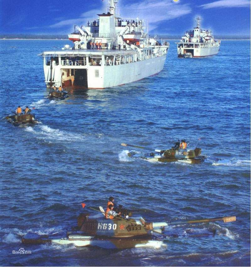 Type 072 tank landing ship: replacing the LST tank landing ship, it was ...