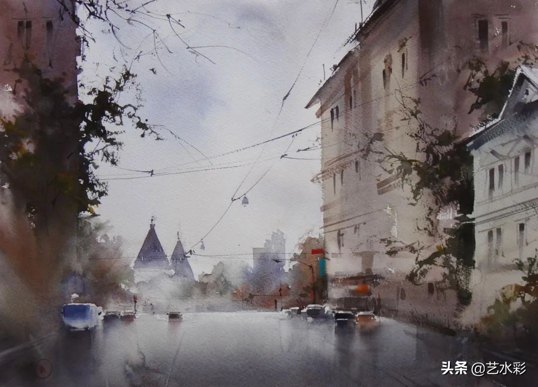 Russian watercolor painter Ilya Ibryaev: truely depicts the hymn of ...