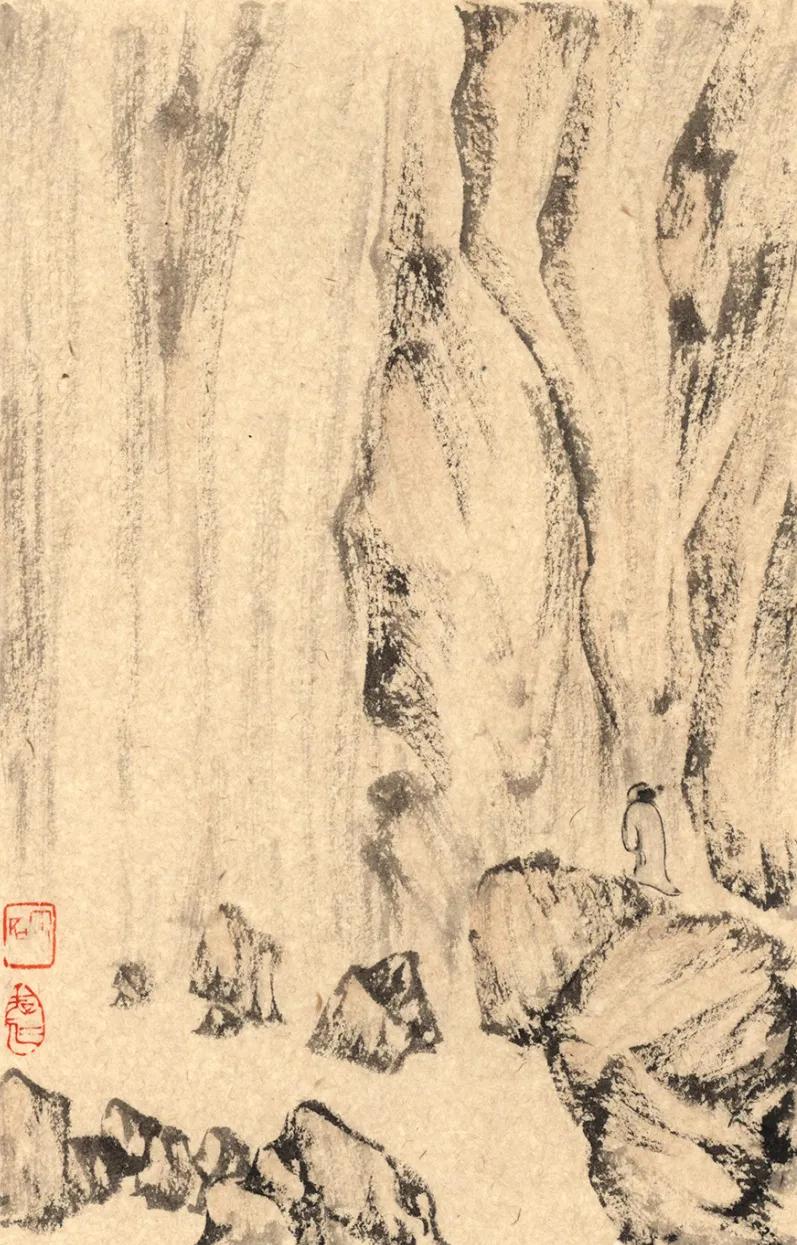 Yu Shi's Chinese painting, the world of epiphany - iMedia