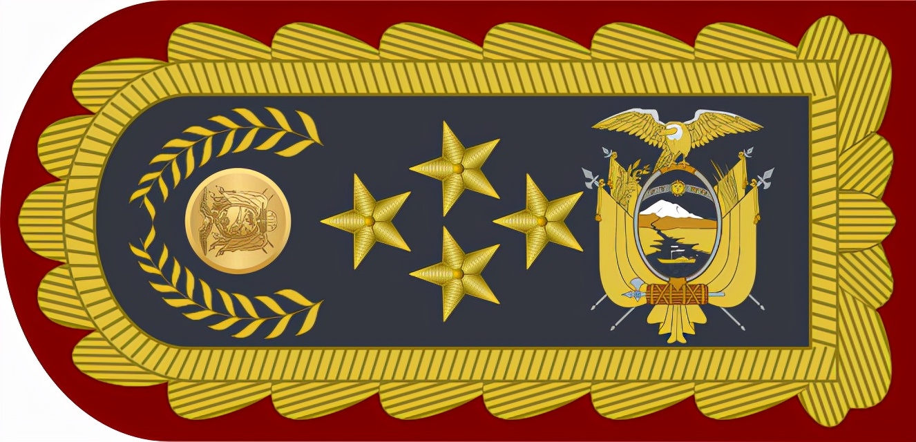 Military rank identification of each country: Ecuador - iMedia