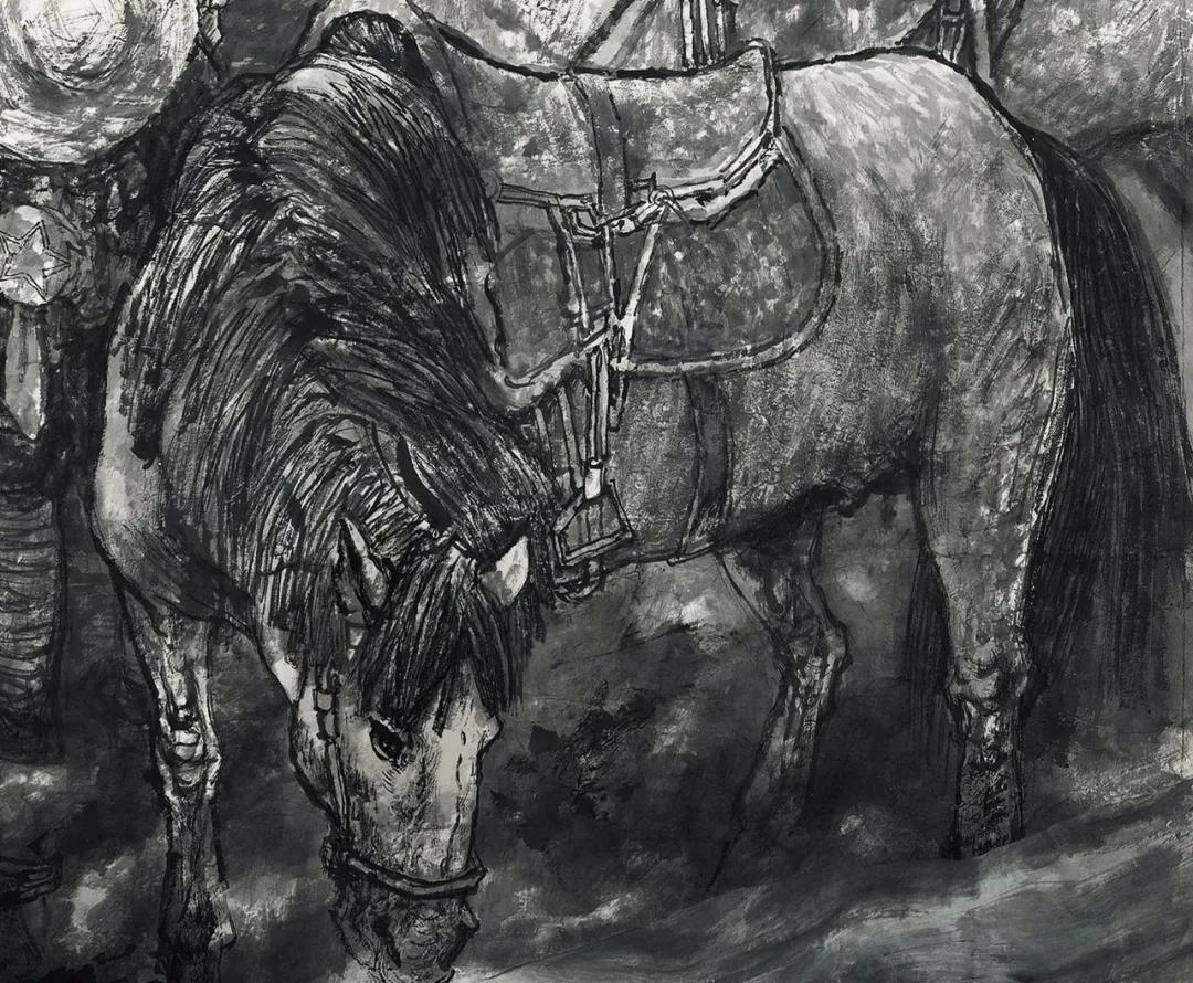 Liu Shujun "Liu and Deng's Army Crossing the Yellow River" - iMedia