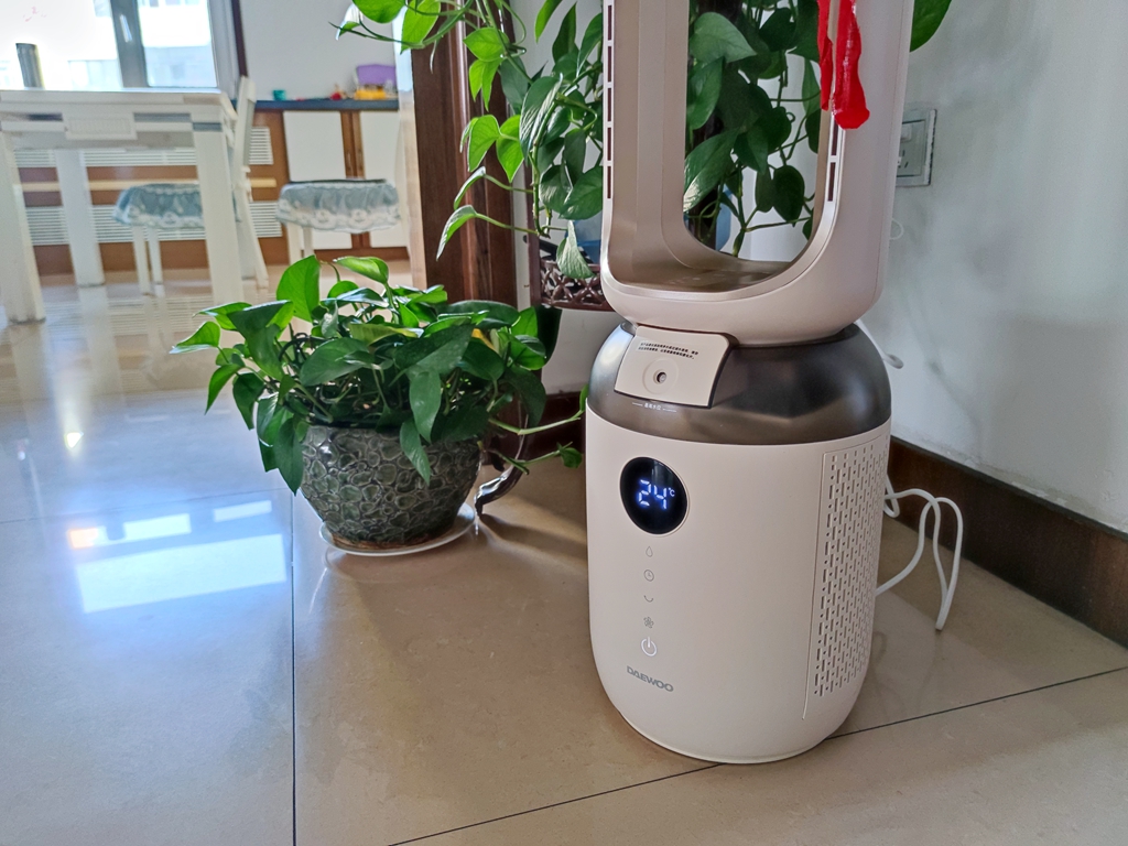 Daewoo bladeless fan low-noise circulating wind will completely change ...