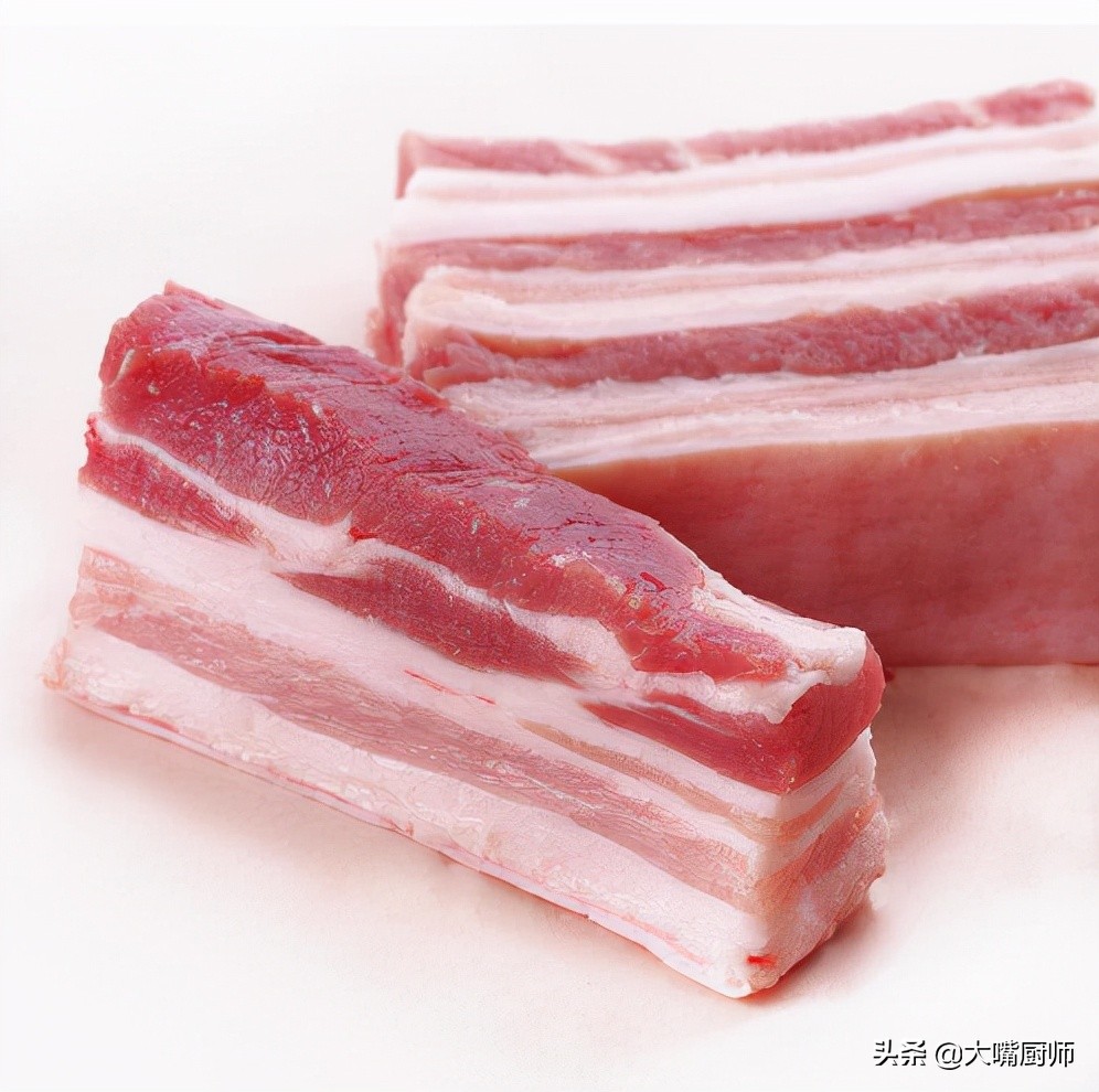 The same is pork belly, the three parts of "upper, middle and lower ...
